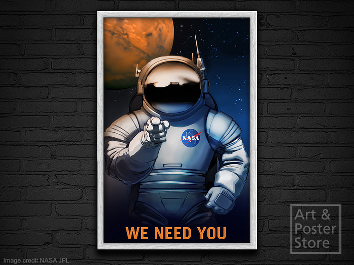 Second Life Marketplace - WE NEED YOU | NASA Space Poster | Plain Mesh ...
